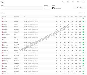 VPS 延迟/丢包率测试网站分享：ping.pe，ping.sx，itdog.cn，boce.com - 搬瓦工中文笔记-搬瓦工中文笔记